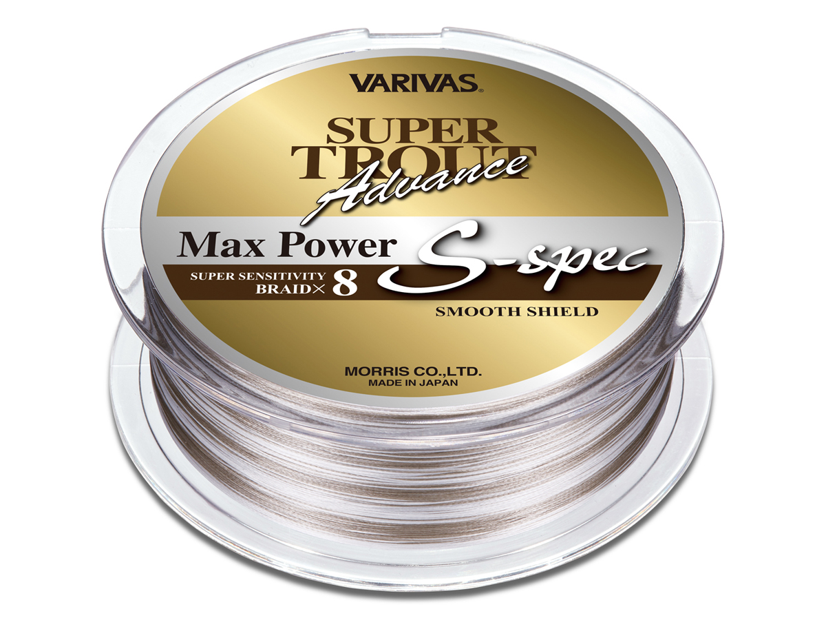 Geflochtene Schnüre Varivas Super Trout Advance Max Power PE X8 S-spec