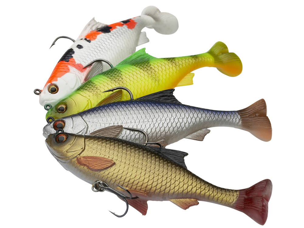 Savage Gear 3D Pulse Tail Roach - Fertig montierte Gummifische ...